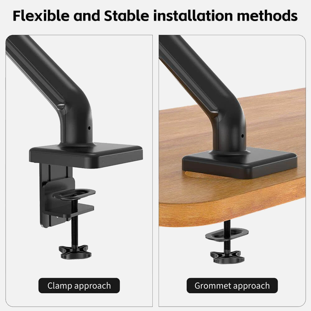 Maidesite Aluminium Monitor Arm Single Arm Desk Mount – MaidesiteUK