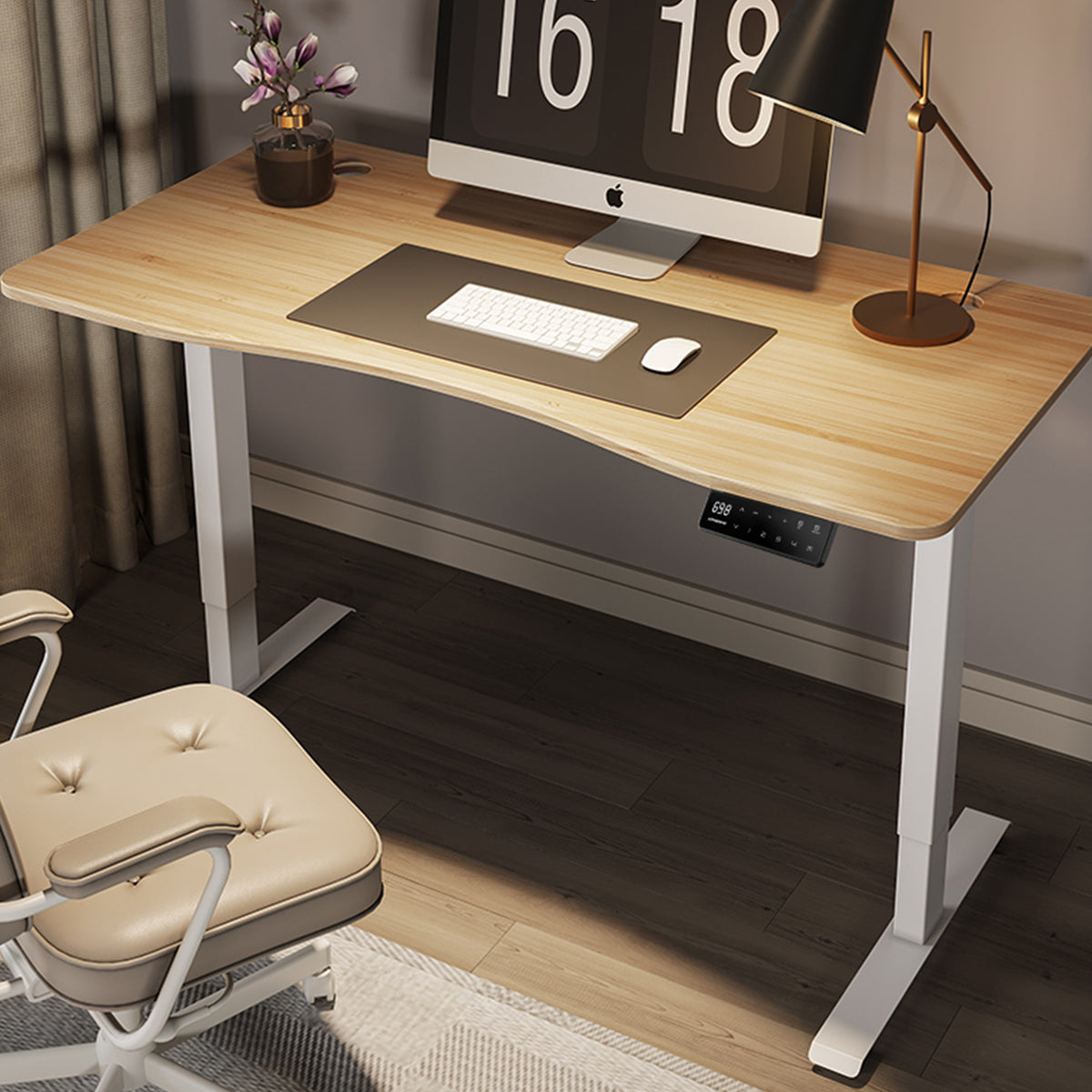 Maidesite S2B Pro - Bamboo Top Electric Standing Standing Desk 140X70 ...