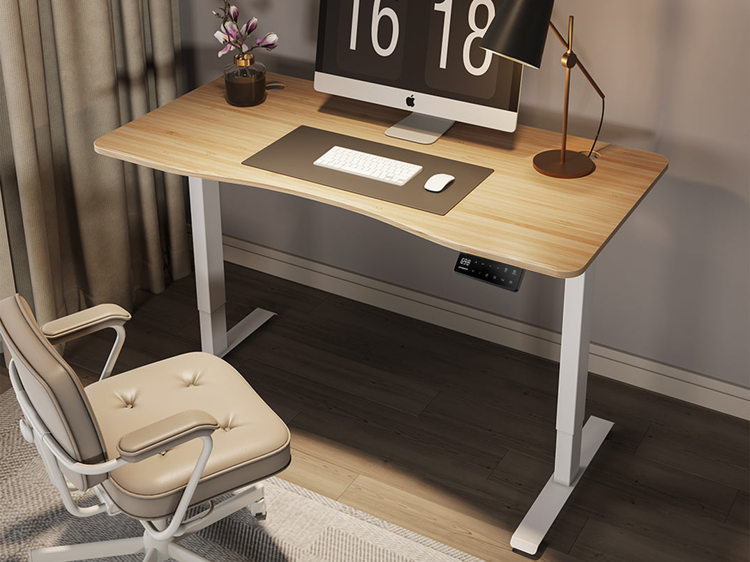 Maidesite S2B Pro - Bamboo Top Electric Standing Standing Desk 140X70 ...
