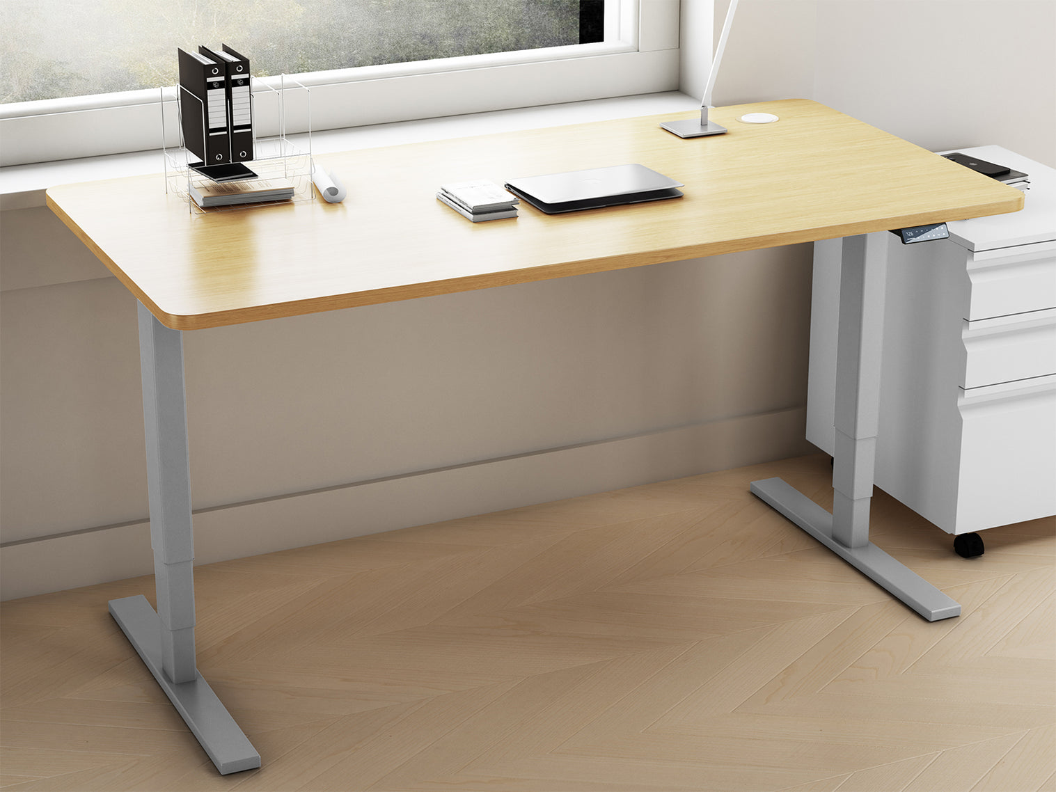 Maidesite T2 Pro Plus - Electric Height Adjustable Standing Desk Frame ...