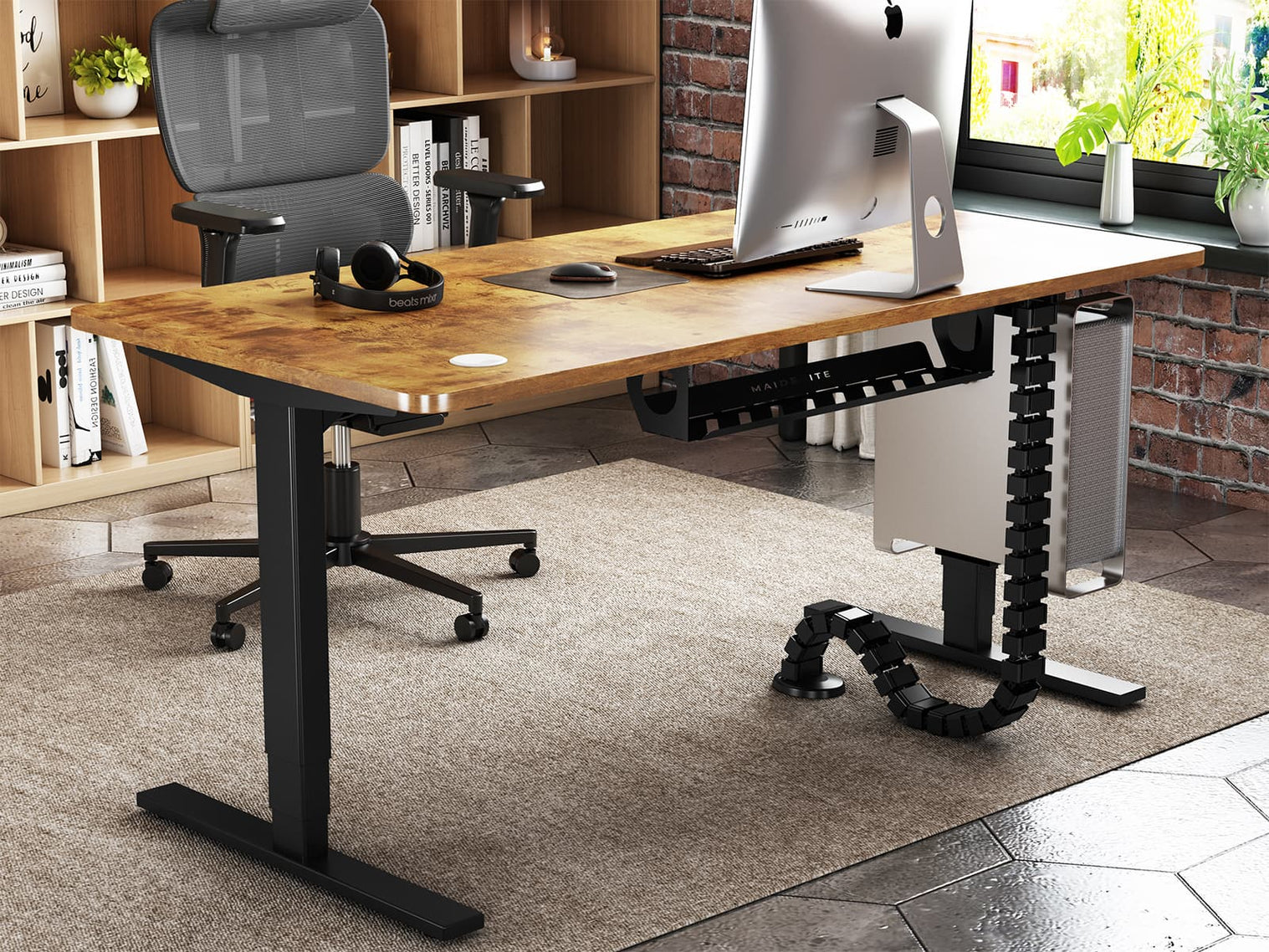 Maidesite T2 Pro Plus - Electric Height Adjustable Standing Desk Frame ...