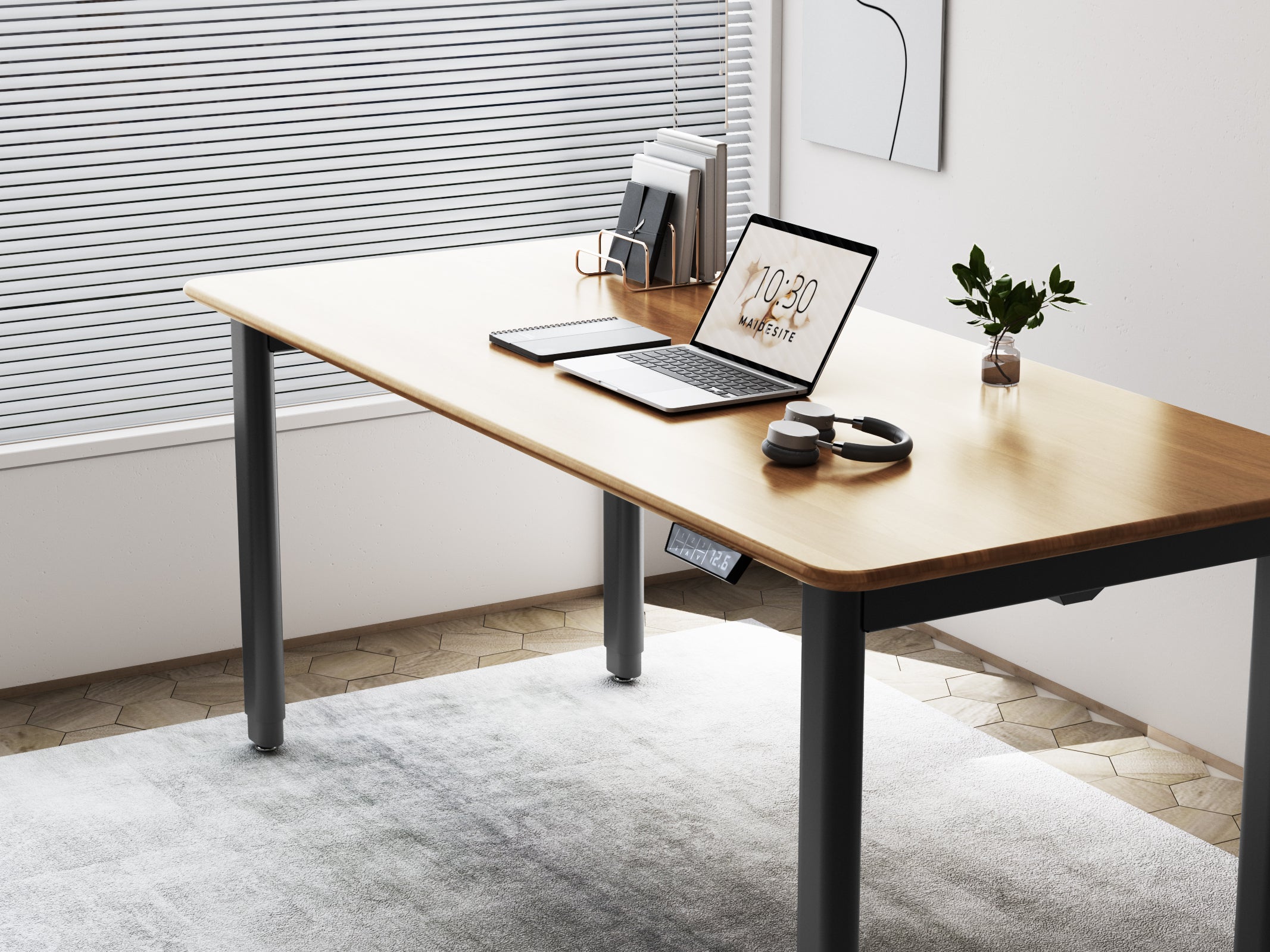Maidesite T4 Pro Plus - 4 Leg Electric Stand Up Desk Frame – MaidesiteUK