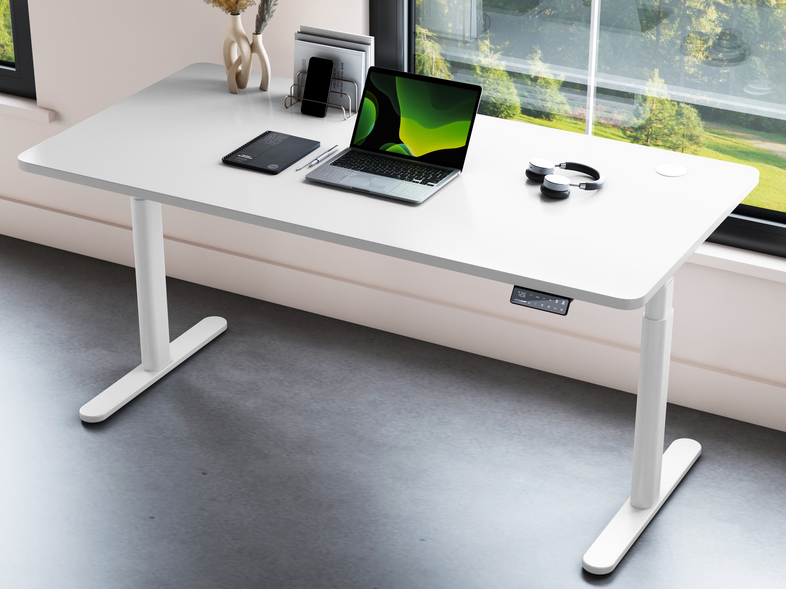 Maidesite TH2 Pro Plus - Electric Height Adjustable Standing Desk Fram ...