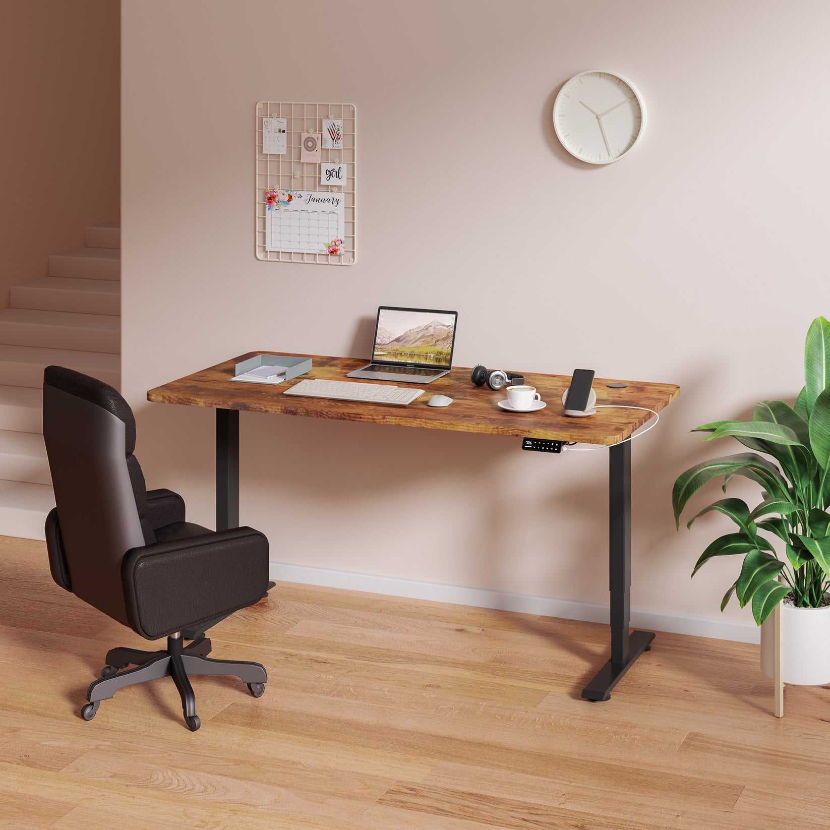 Maidesite T2 Pro Plus - Electric Height Adjustable Standing Desk Frame ...