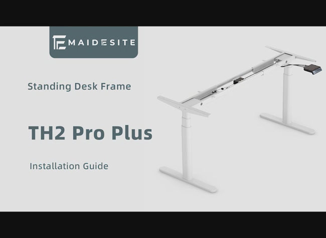 Maidesite TH2 Plus Art - Electric Standing Desk Height Adjustable Tabl ...