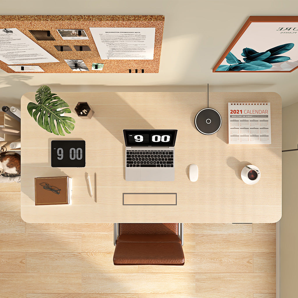 Maidesite Table Top DIY Computer Desk Top with Pre-drilled Holes for H ...